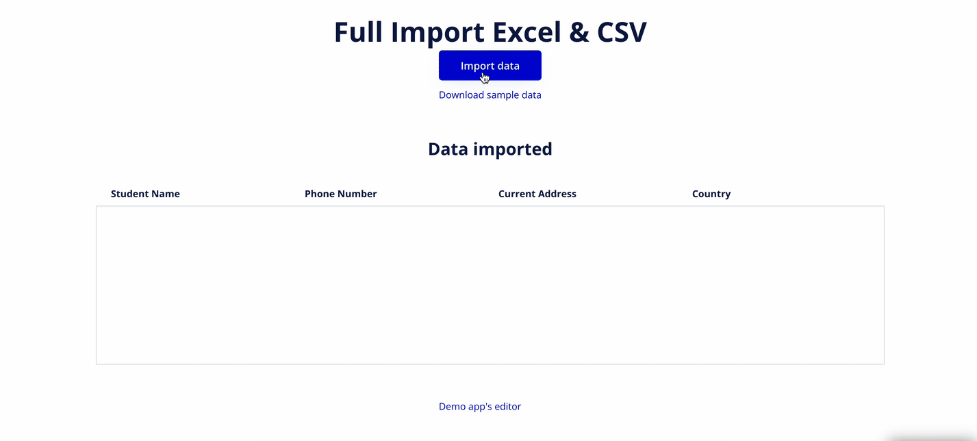 Full Import Excel and CSV Plugin | Bubble